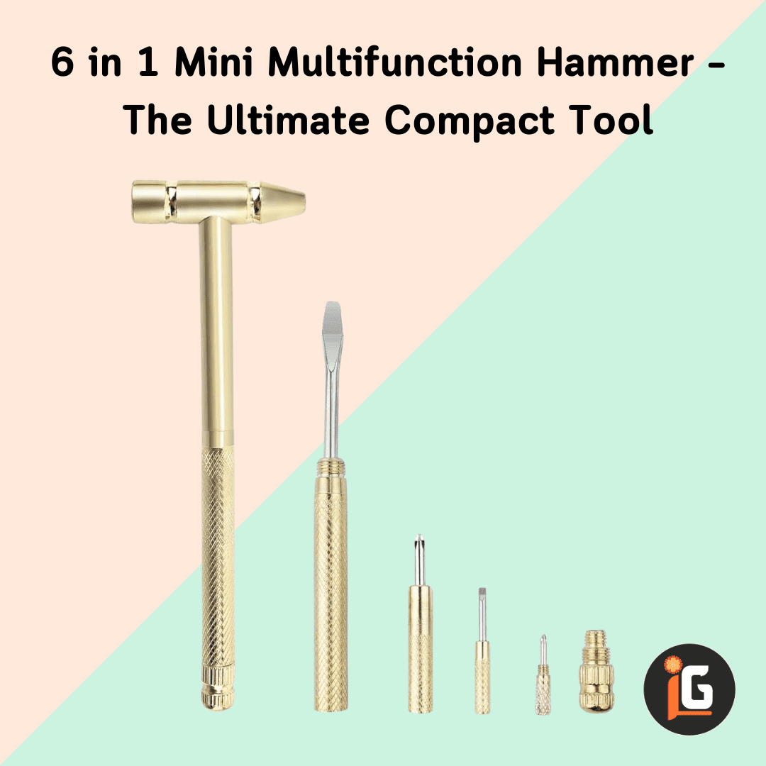 6 In 1 Mini Multifunction Hammer – The Ultimate Compact Tool