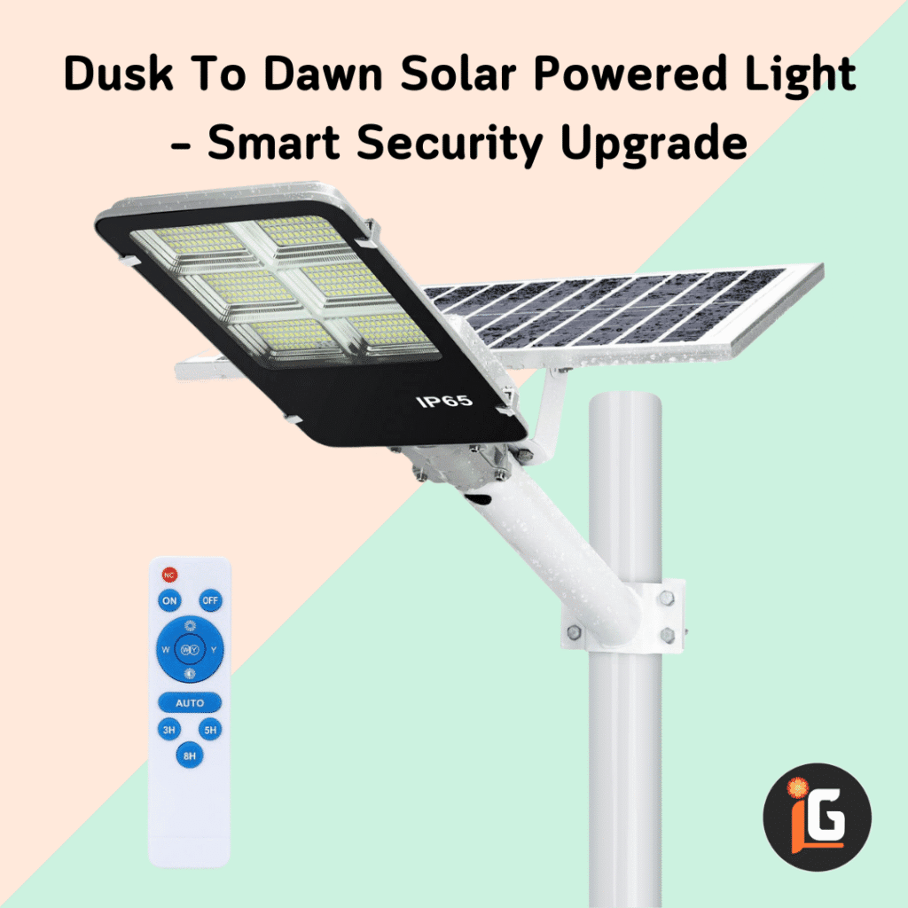 Dusk To Dawn Solar Powered Light – Smart Security Upgrade